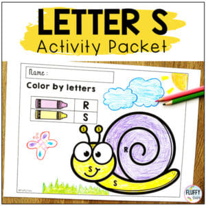 4 Easy Letter S Worksheets Activities for Preschool and Kindergarten ...