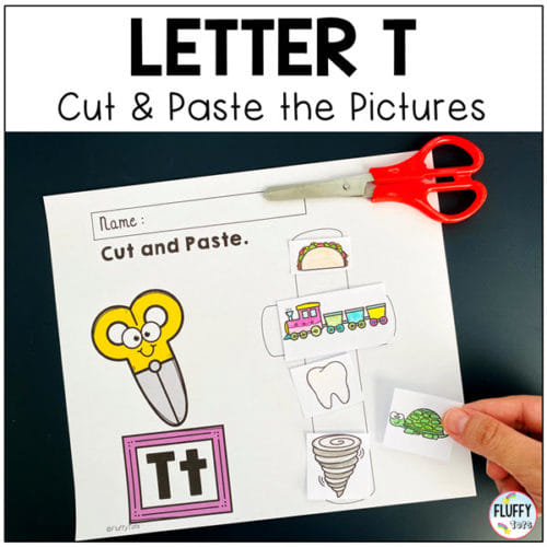 4 Easy Letter T Worksheets Activities for Early Learners - FluffyTots