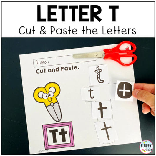 4 Easy Letter T Worksheets Activities for Early Learners - FluffyTots
