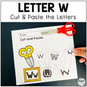 4 Easy Letter W Worksheets Activities for Early Learners - FluffyTots