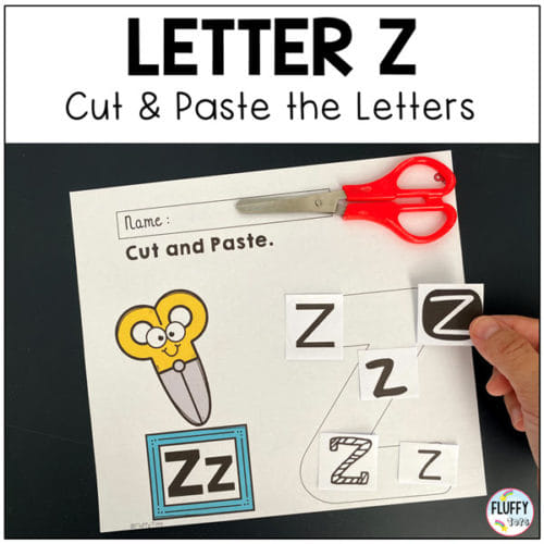 4 Easy Letter Z Worksheets Activities for Preschool and Kindergarten ...