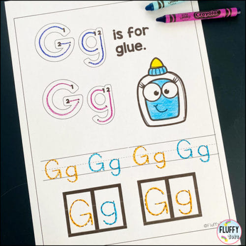 70+ Pages Tracing Letters Worksheets: Fun Back to School Theme - FluffyTots