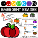 Pumpkin Color Emergent Reader : FREE 9 Color Words - FluffyTots