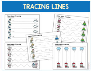 Easy to Use Polar Bear Tracing Activities for Preschool and Toddler ...