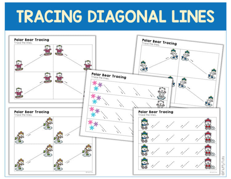 Easy to Use Polar Bear Tracing Activities for Preschool and Toddler ...
