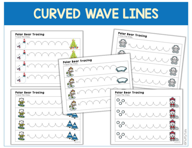 Easy to Use Polar Bear Tracing Activities for Preschool and Toddler ...