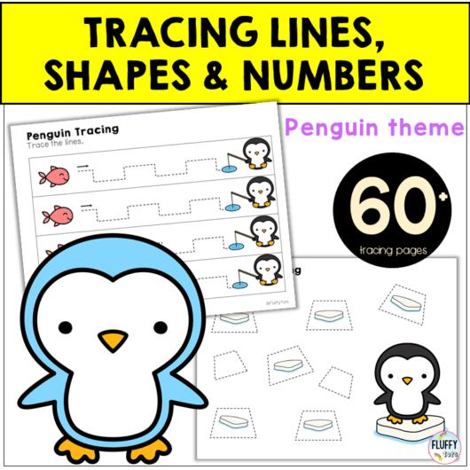 60+ Pages Crazy Fun Winter Penguin Pre-Writing Tracing Activities ...