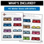 Fun Dress-Up Winter Letter Sorting for Literacy Activities - FluffyTots