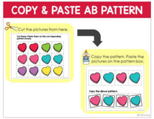 50+ Pages Fun Valentine's Day AB Pattern Worksheet - FluffyTots