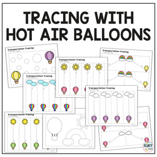 50+ Pages Exciting Transportation Tracing Lines Worksheets - FluffyTots