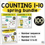 Spring Counting Count & Draw : Free Counting 1-10 Activity - FluffyTots