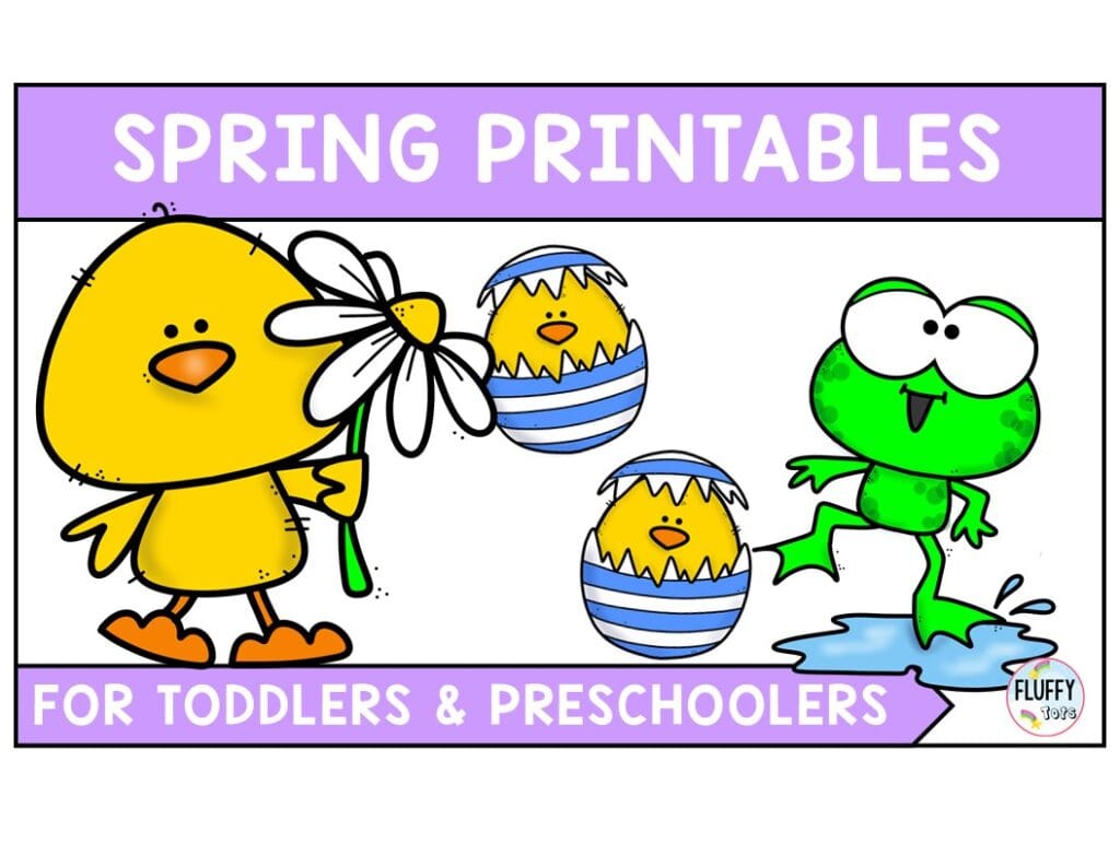 Cute Spring Printables to Keep Your Kids Busy - FluffyTots