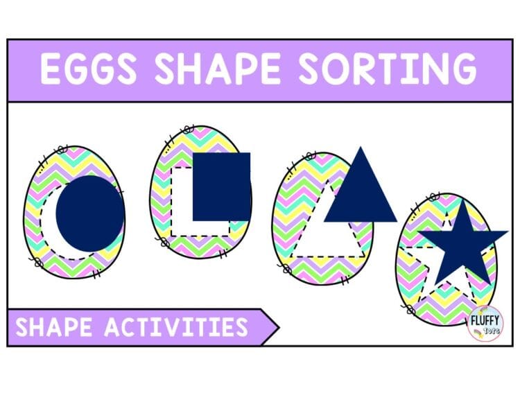 Easy Sun Shape Sorting Printables Activities - FluffyTots