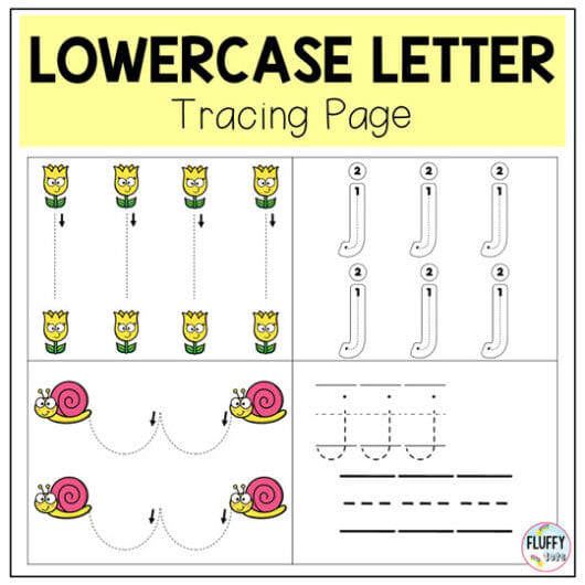 50+ Pages Fun Spring Letter Tracing Worksheets - FluffyTots