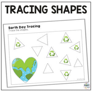 3 Exciting Earth Day Tracing Worksheets for Preschool and Kindergarten ...
