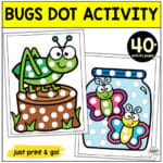Quick 40+ Pages Bugs Dot Printables for Toddler and Preschool Kids ...
