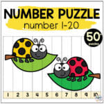 50+ Bugs Number Puzzles to Help You Teach Number Sequences to Kids ...