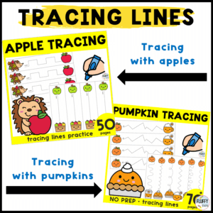 Over 500 Pages Fun & Adorable Fall Tracing Printables for Preschool and ...