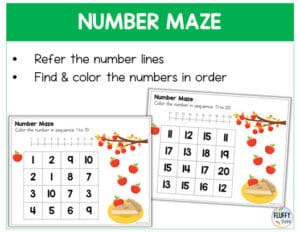 Apple Preschool Printables: 60+ Fun Pages - FluffyTots