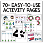 70+ Pages of Fun Winter Fine Motor for Toddler and Preschool - FluffyTots