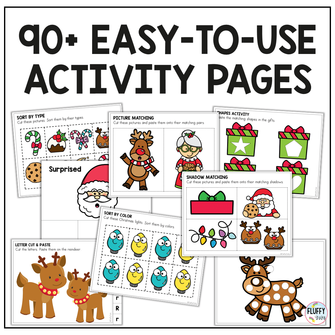 13+ Fun Christmas Fine Motor Printable Activities for Toddler and ...