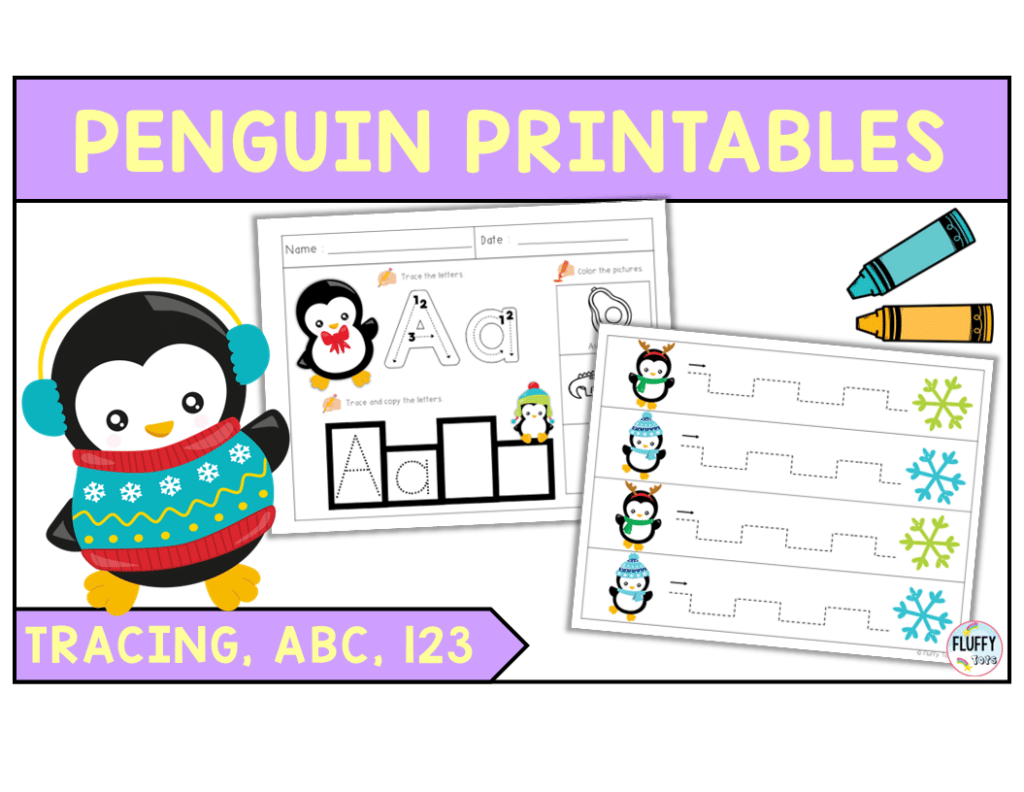 4 Adorable Penguin Theme Preschool Activities & Books - FluffyTots