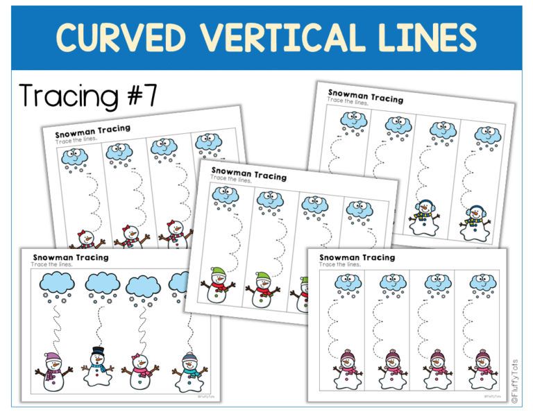 60+ Pages Exciting Snowman Tracing Worksheets - FluffyTots
