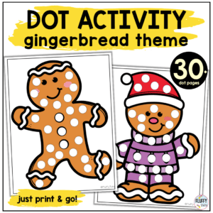 7 Fun Gingerbread Printables for Toddler & Preschool Gingerbread Week ...