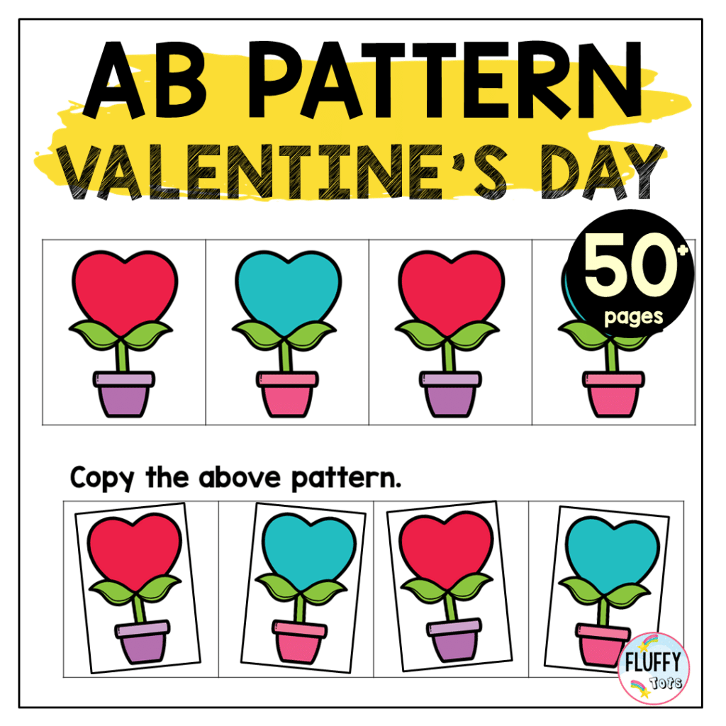 200+ Easy-to-Use Pages Preschool Valentine's Day Fine Motor - FluffyTots