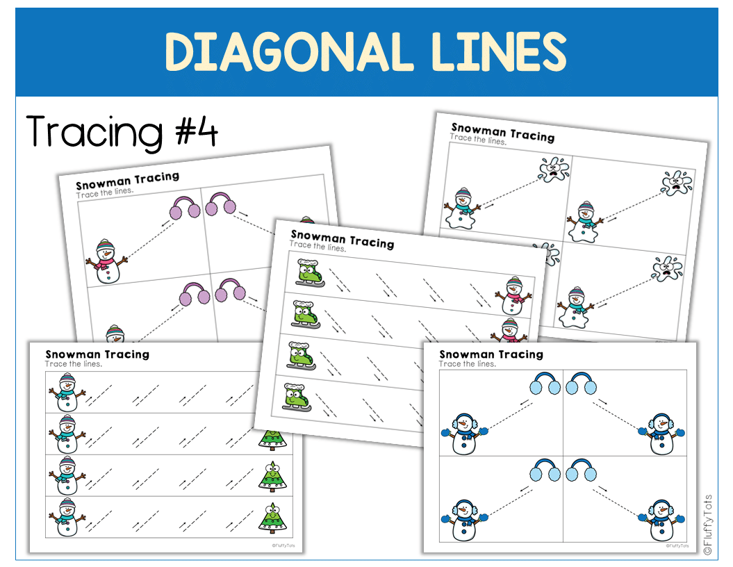 60+ Pages Exciting Snowman Tracing Worksheets - FluffyTots