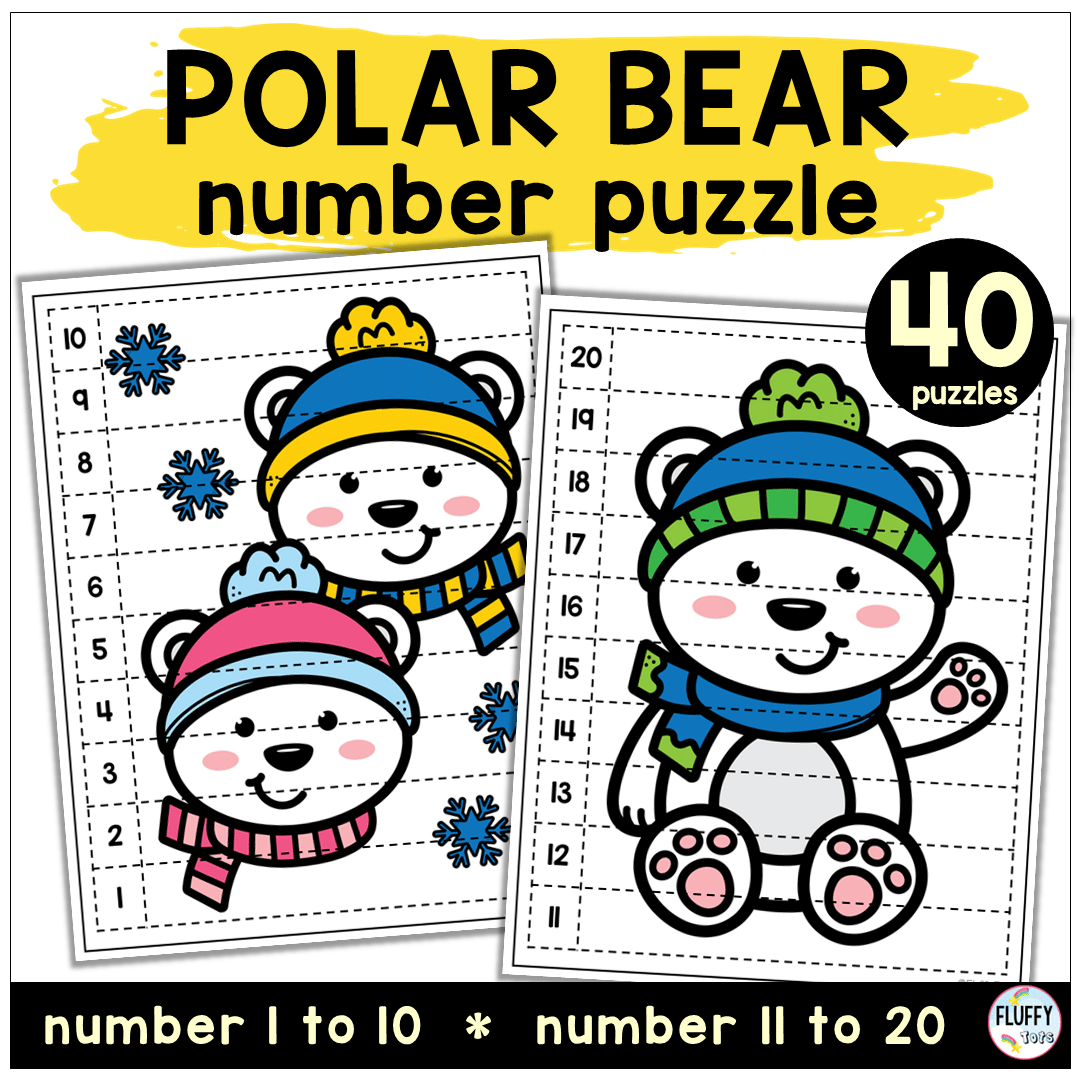 6 Adorable Polar Bear Activities for Preschoolers & Books - FluffyTots