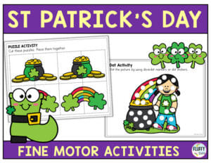 70+ Pages of Fun St Patrick's Day Fine Motor for Toddler and Preschool ...