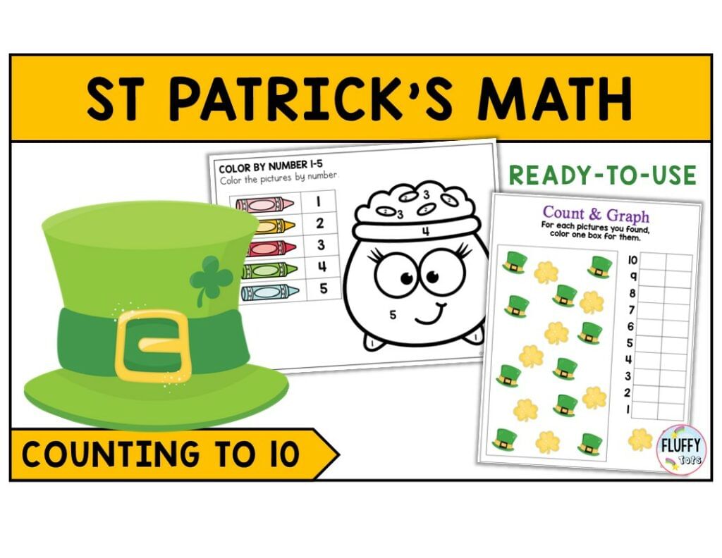 St Patrick's Day Math Activities for Preschoolers : Exciting 10 ...