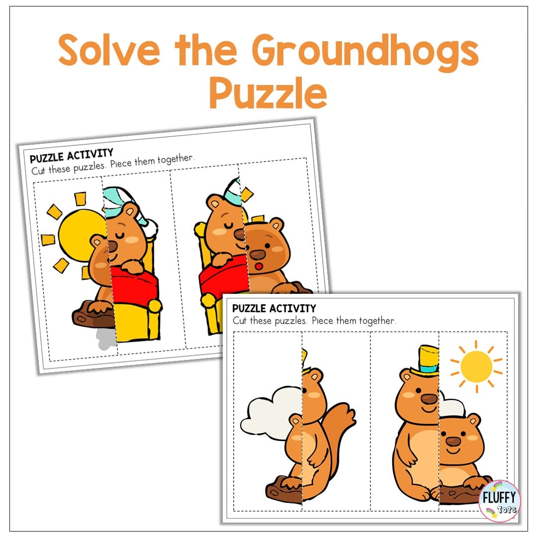 10+ Exciting Groundhog's Day Printable Activities - FluffyTots