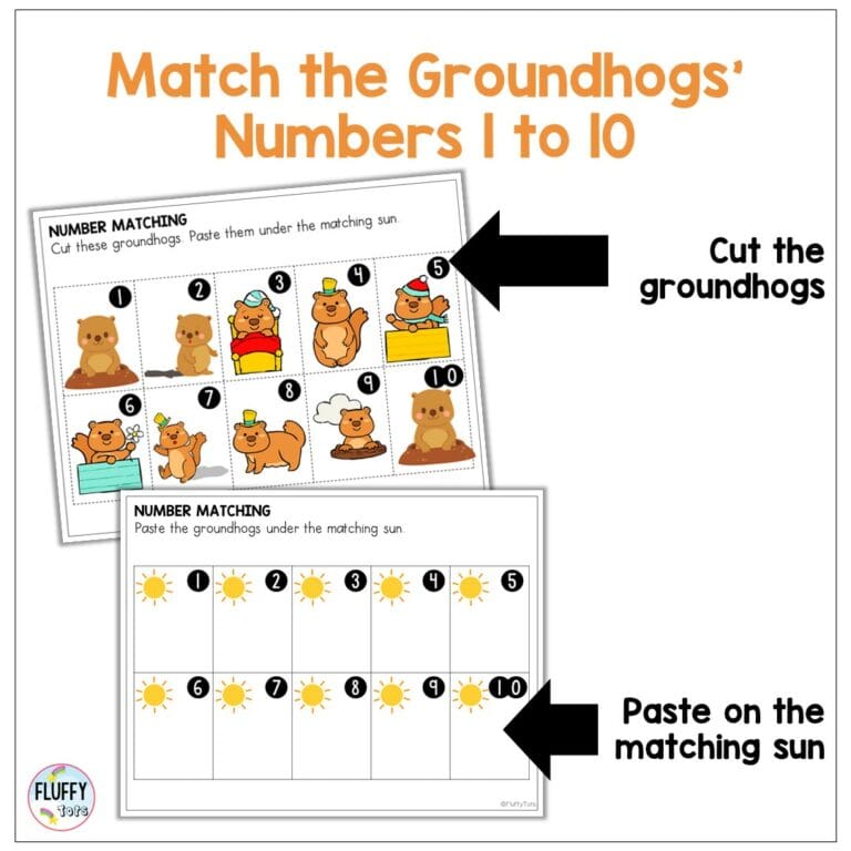 10+ Exciting Groundhog's Day Printable Activities - FluffyTots