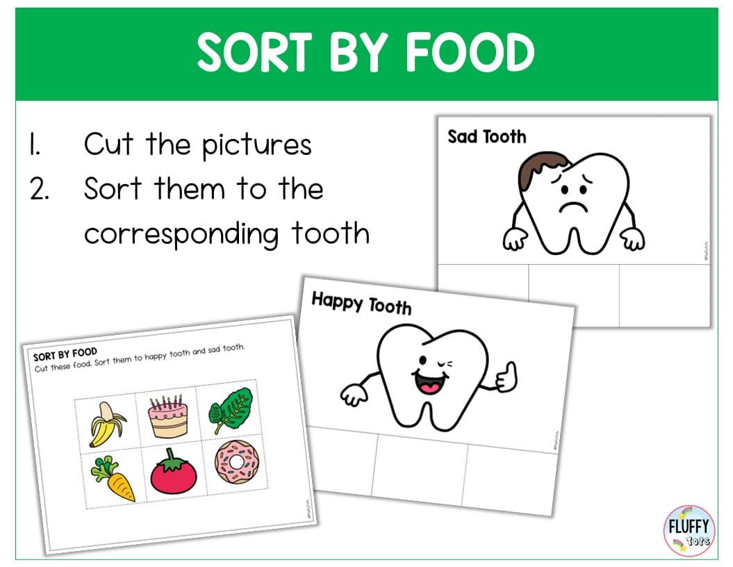 50 Pages of Fun Dental Printables for Toddler and Preschool - FluffyTots