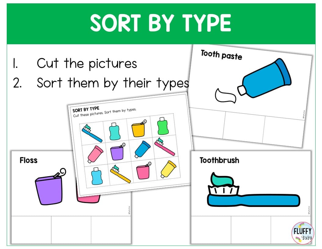 50 Pages of Fun Dental Printables for Toddler and Preschool - FluffyTots