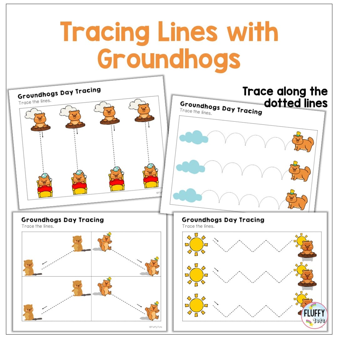 10+ Exciting Groundhog's Day Printable Activities - FluffyTots
