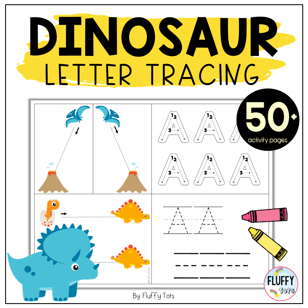 6 Easy Activities for Dinosaur Lesson Plan - FluffyTots