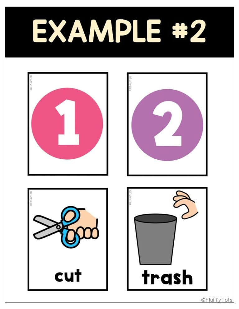 Adorable 80+ Visual Direction Cards for Preschoolers and Kindergarten ...