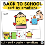 Free Back to School Emotion Sorting - FluffyTots