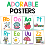 Fun Rainbow Alphabet Posters for Preschool and Kindergarten - FluffyTots