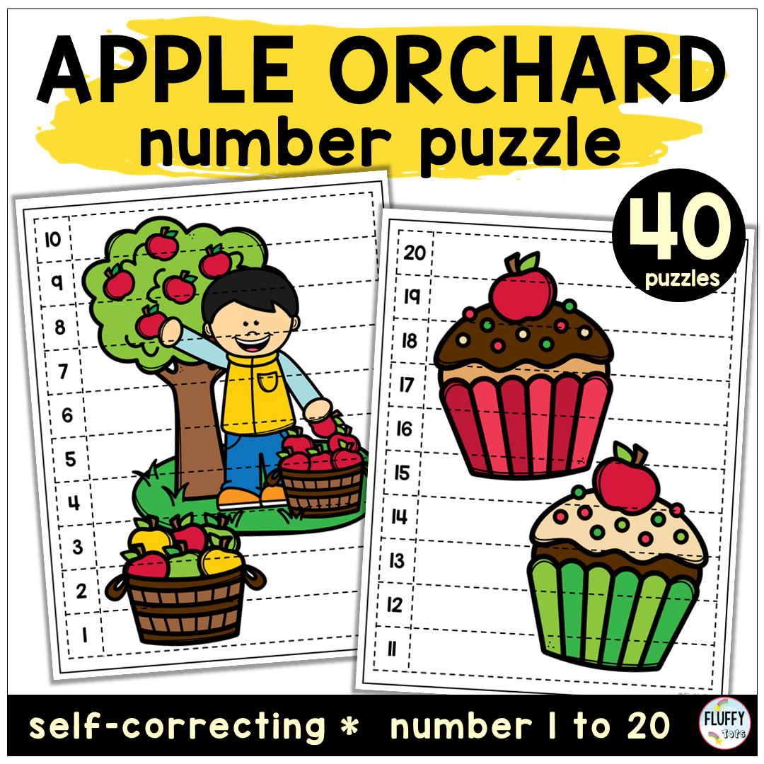 Apple Number Chart : FREE 2 Exciting Apple Number Charts - FluffyTots