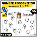 Scarecrow Number Recognition : FREE Number Recognition 1-10 Activity ...