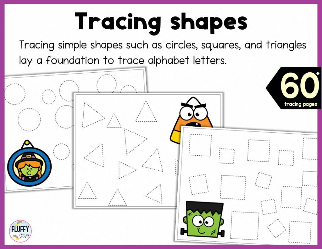 Fun 60+ Pages Non-Spooky Halloween Tracing Worksheets to Make Tracing ...