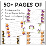 Fun 50+ Pages Non-Spooky Halloween Tracing Printable for Toddlers and ...