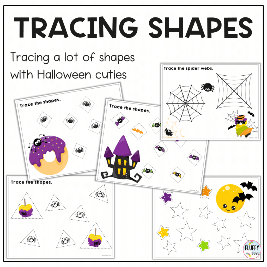 Fun 50+ Pages Non-Spooky Halloween Tracing Printable for Toddlers and ...