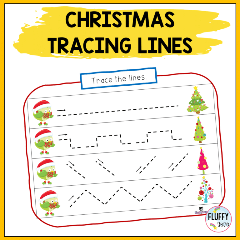18 Christmas Printables for Preschool and Toddlers - FluffyTots
