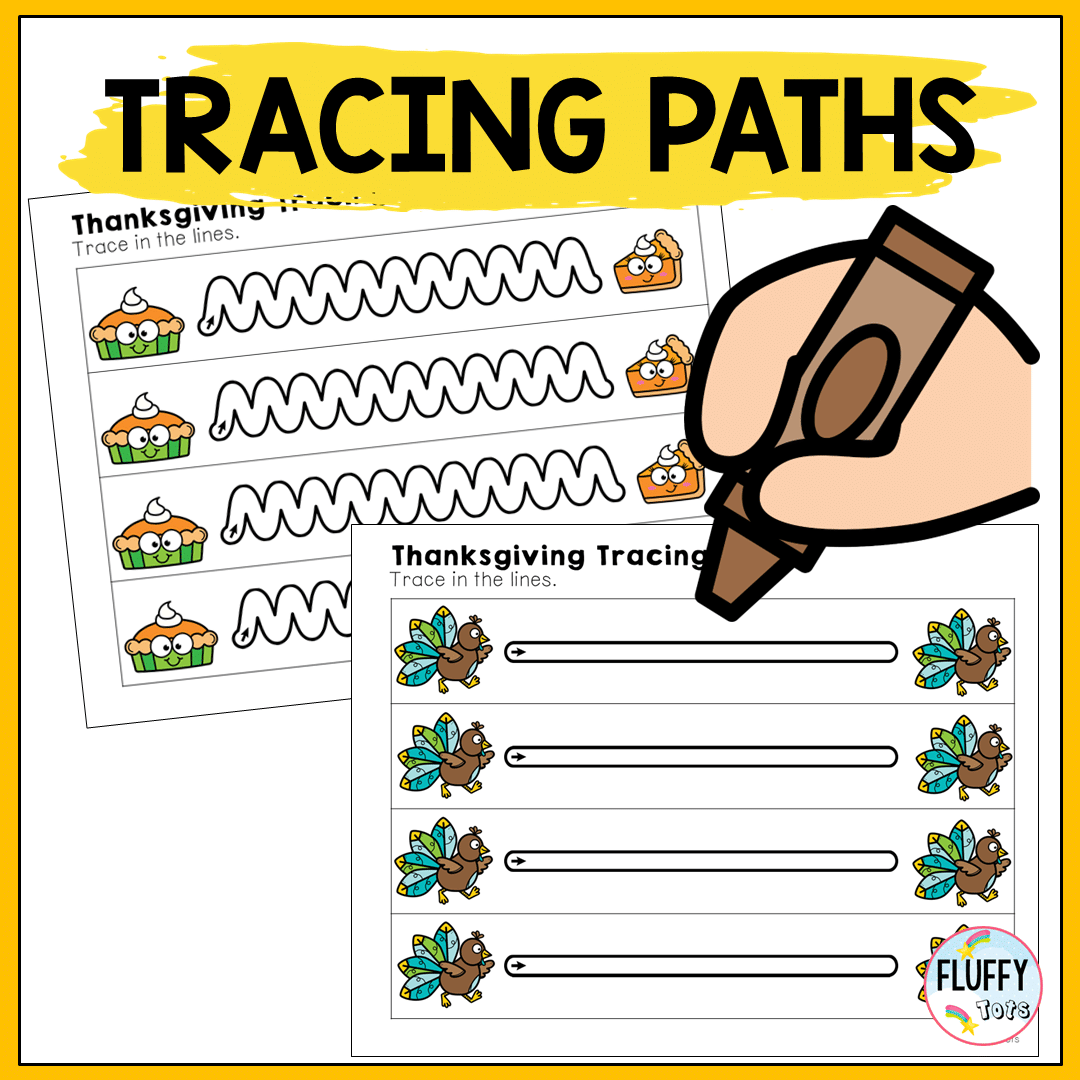 6 Thanksgiving Fine Motor Printables Activities for Toddlers ...