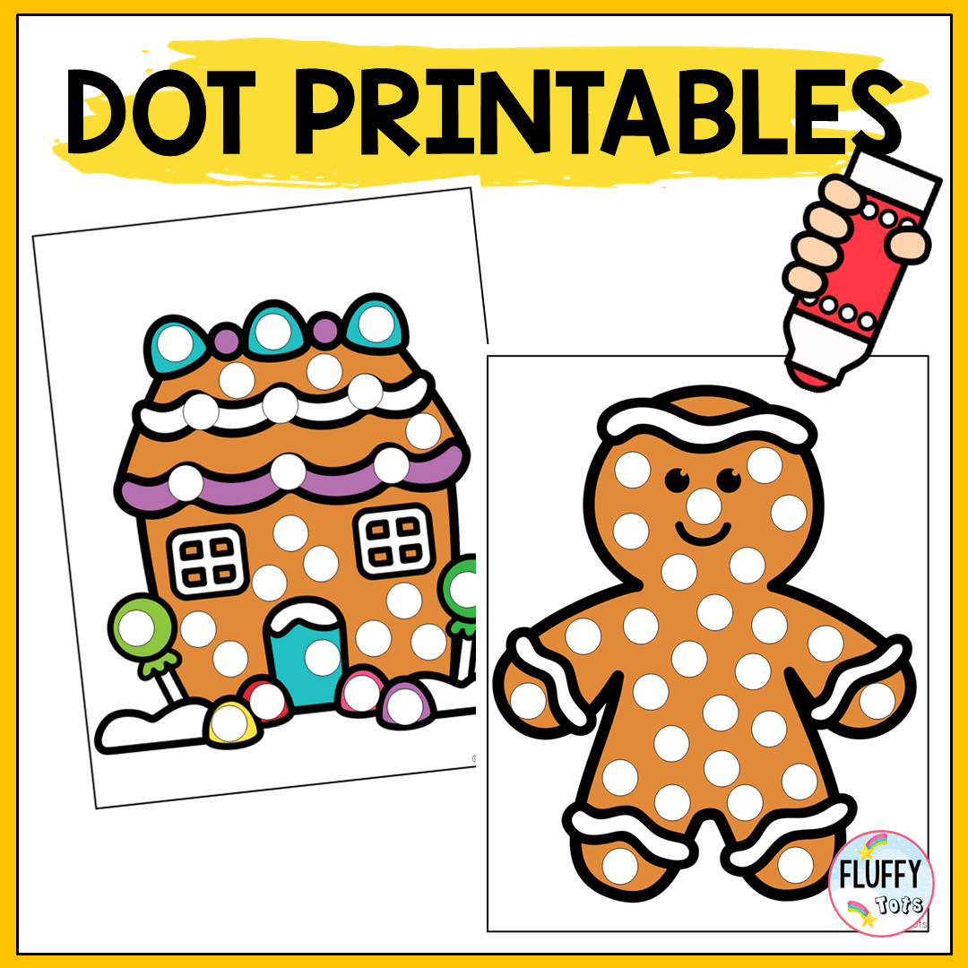9 Free Gingerbread Printables for Preschool and Toddlers - FluffyTots